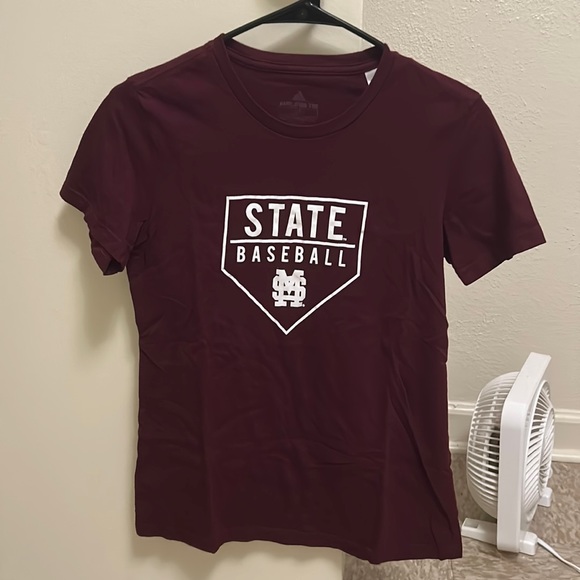 adidas | Tops | Mississippi State Baseball Shirt | Poshmark